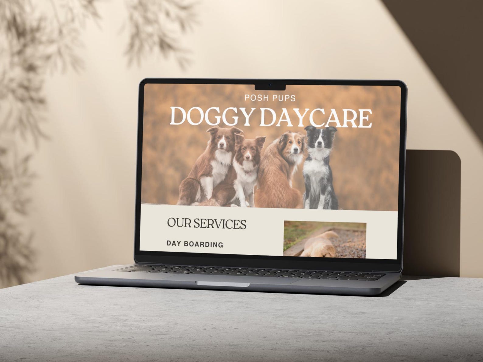 Doggy Daycare Flyer, Dog Boarding, Dog Care Canva Template, Dog Sitting ...