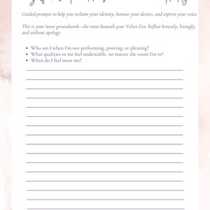 The Velvet Mindset Journal – Empowerment & Self-worth Journal ...