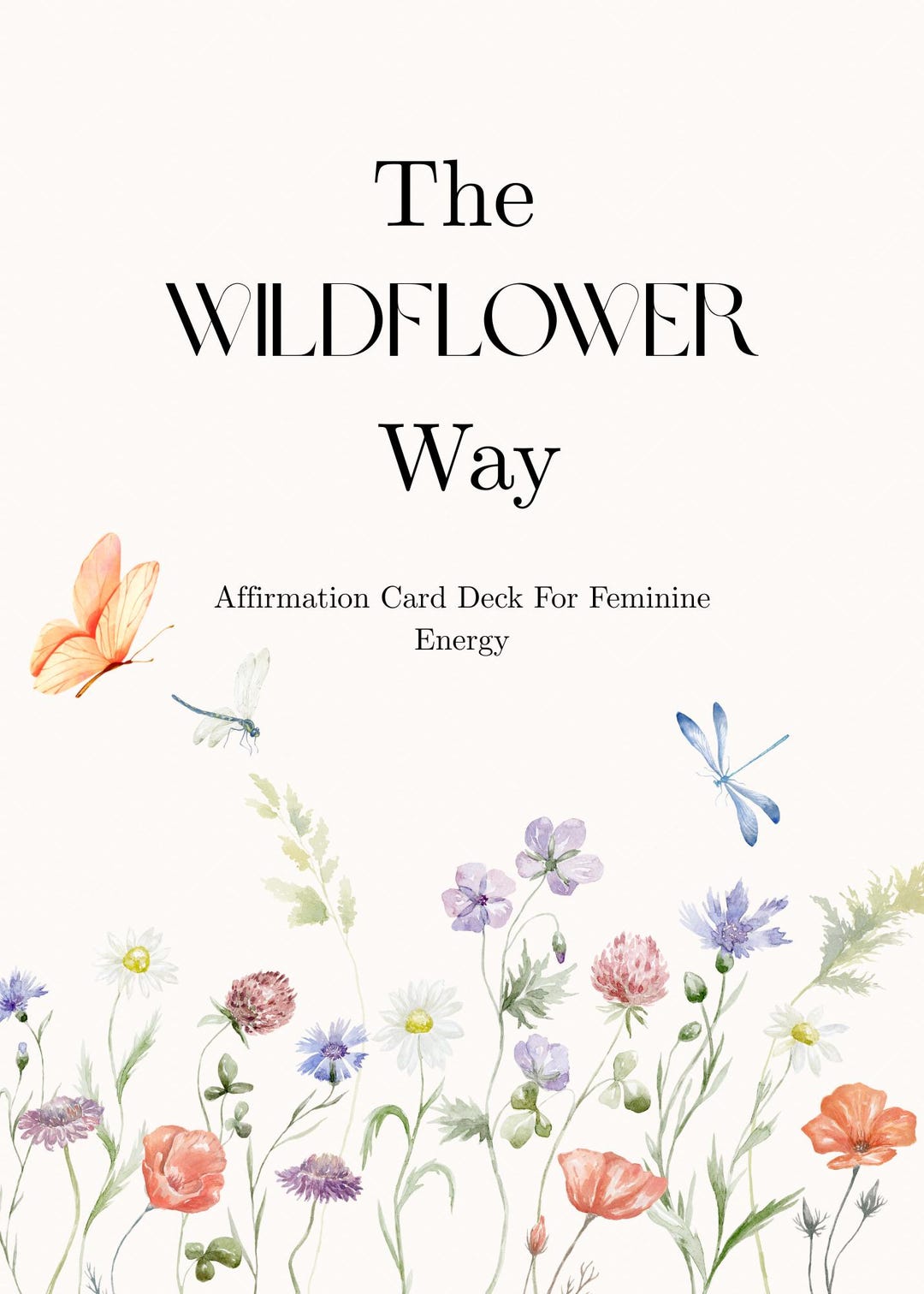 The Wildflower Way Affirmation Cards – Slow Living & Nature-inspired ...