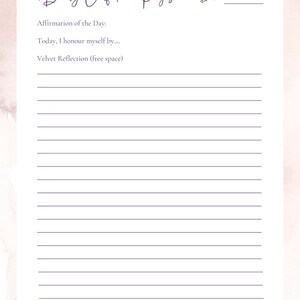 The Velvet Mindset Journal – Empowerment & Self-worth Journal ...