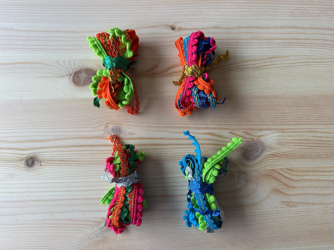 Trim Pack – 5 Curated Decorative Trims | Mini Pom Poms, Ric Rac & More ...