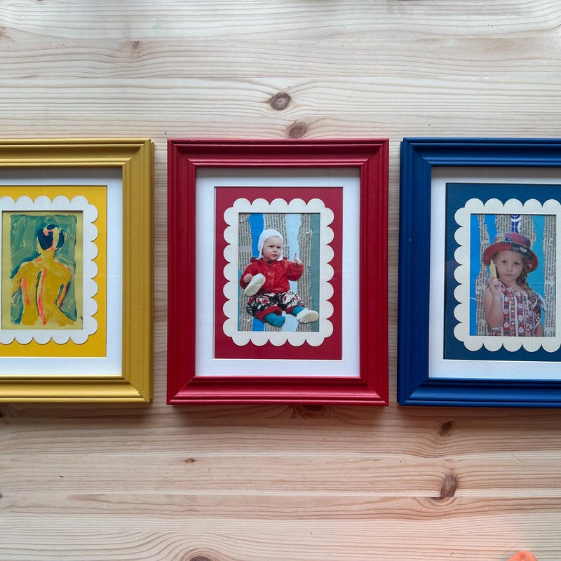 Colourful Frame Mat - Etsy UK