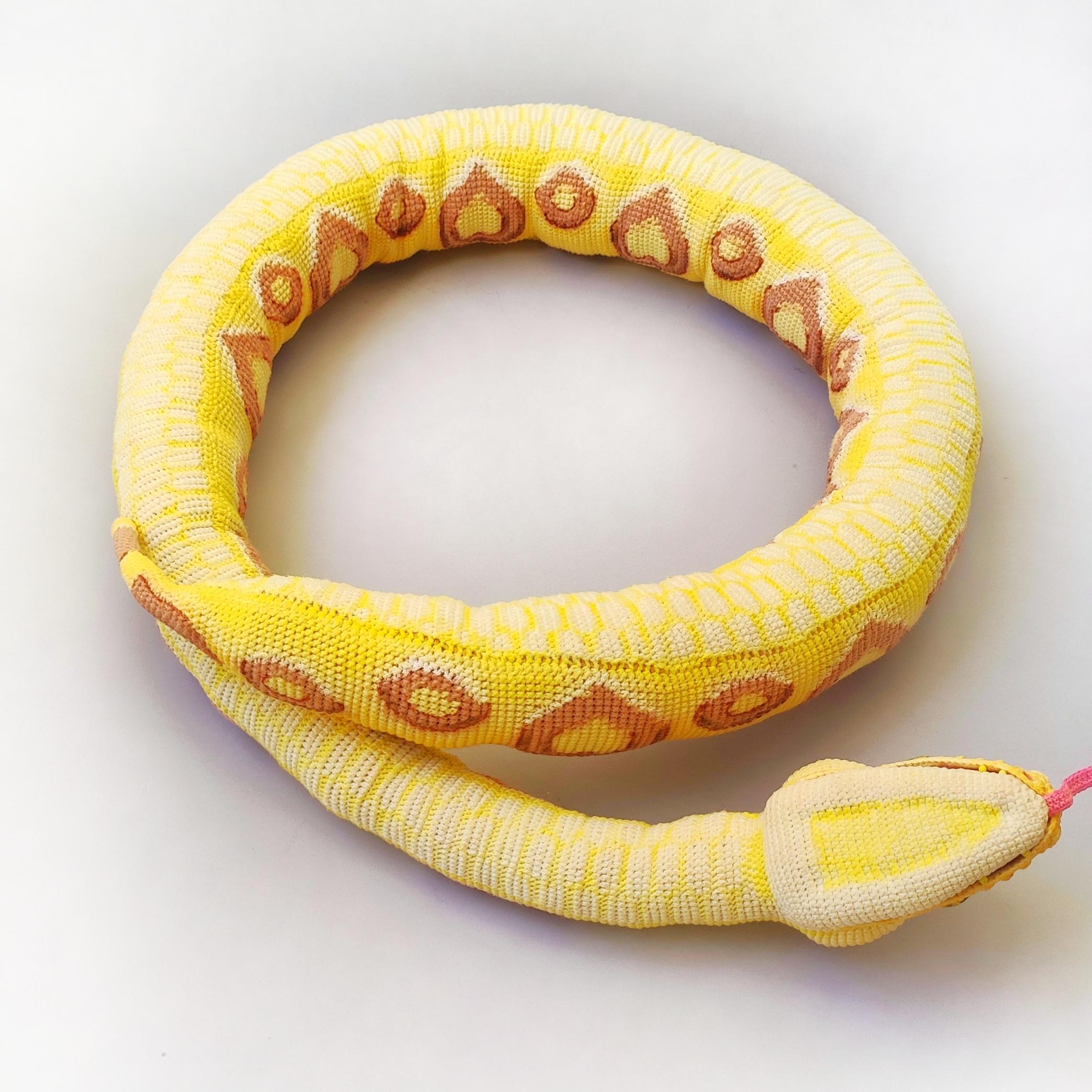 Crochet Pattern Royal Python, Life Size Amigurumi Snake, Big Toy ...