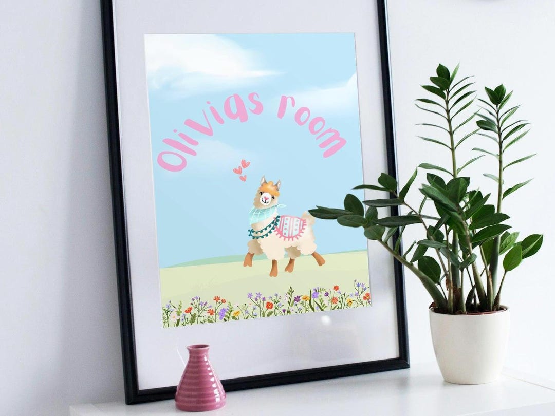 Girls Bedroom Poster - Etsy