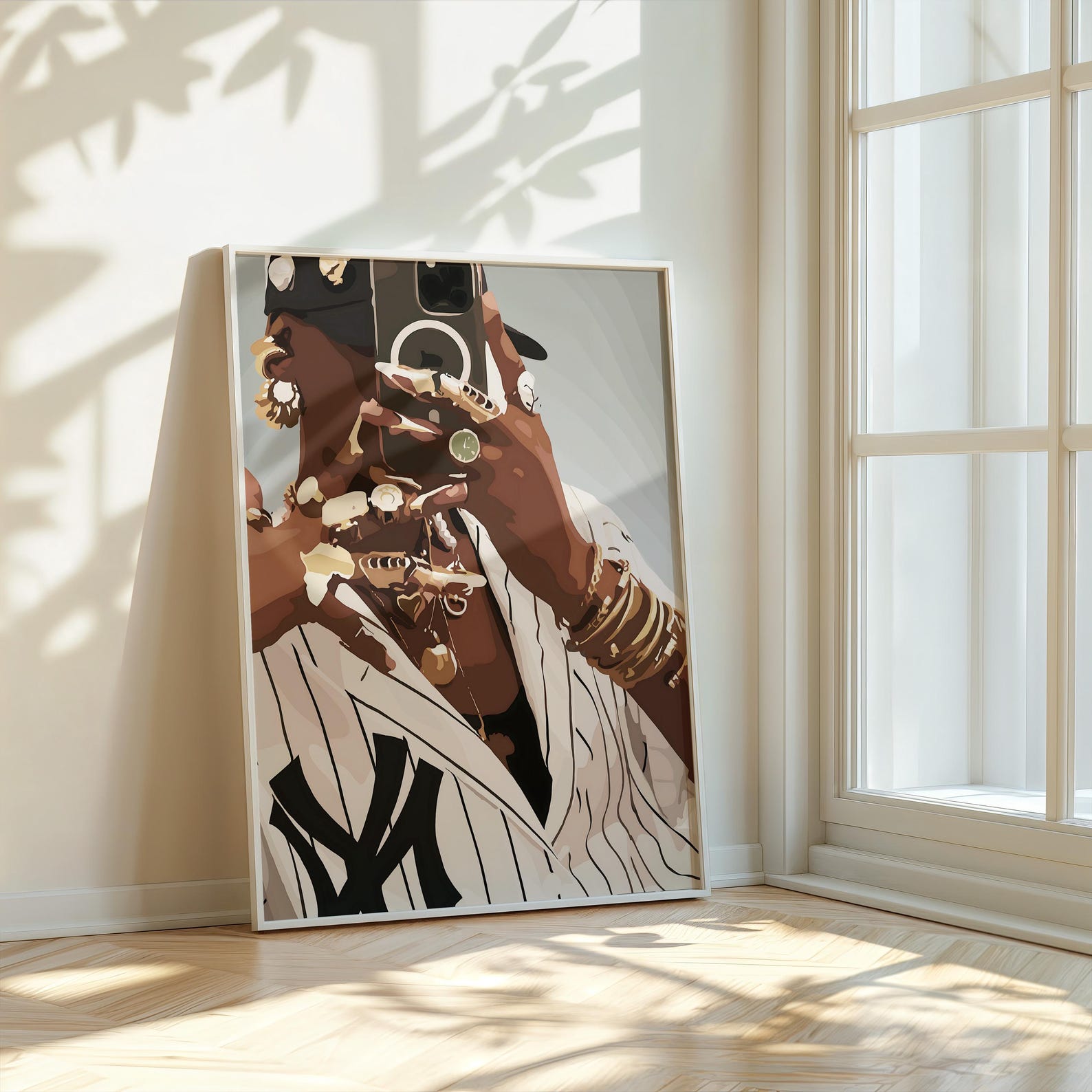 Urban Black Girl Art Prints - Set of 3, Feminine Dorm Decor (digital ...
