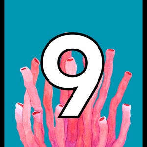 Number Line Posters - Under the Sea - Etsy