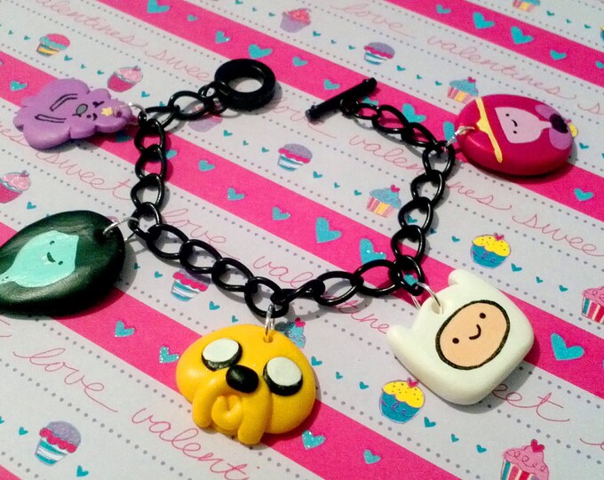 Made to Order Adventure Time Custom Charm Bracelet - Etsy