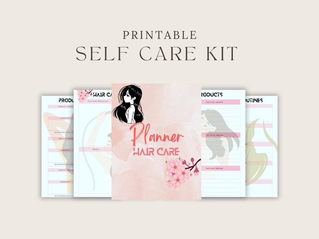 Hair Care Tracker | Daily & Weekly Hair Routine Journal | Natural Hair ...