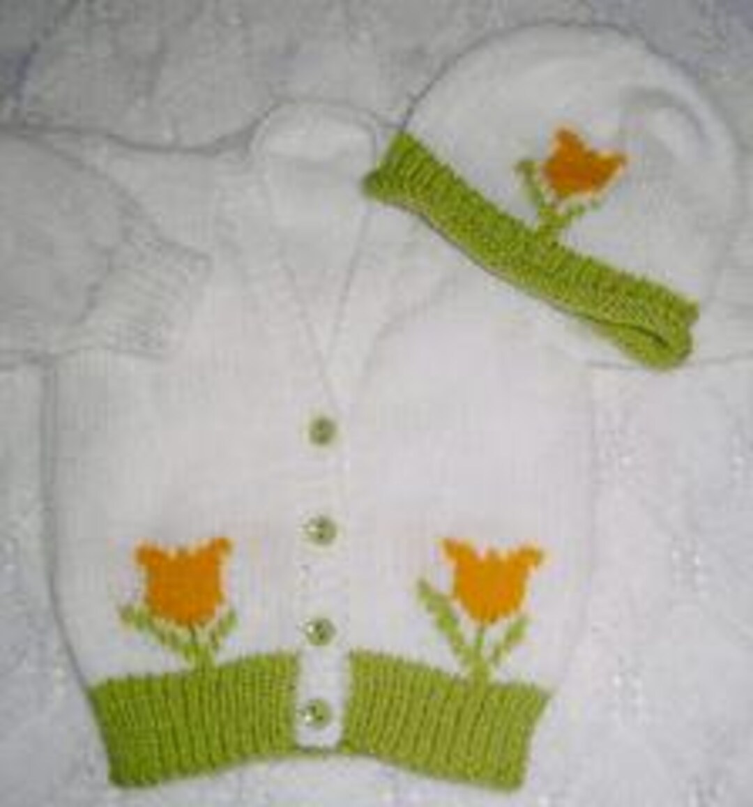 Knitting Pattern for Child's Tulip Cardigan. - Etsy