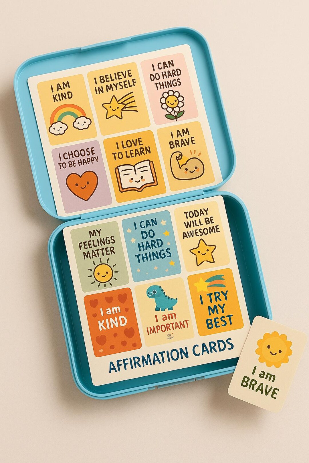 Printable Affirmation Cards for Kids – Positive Notes – School ...