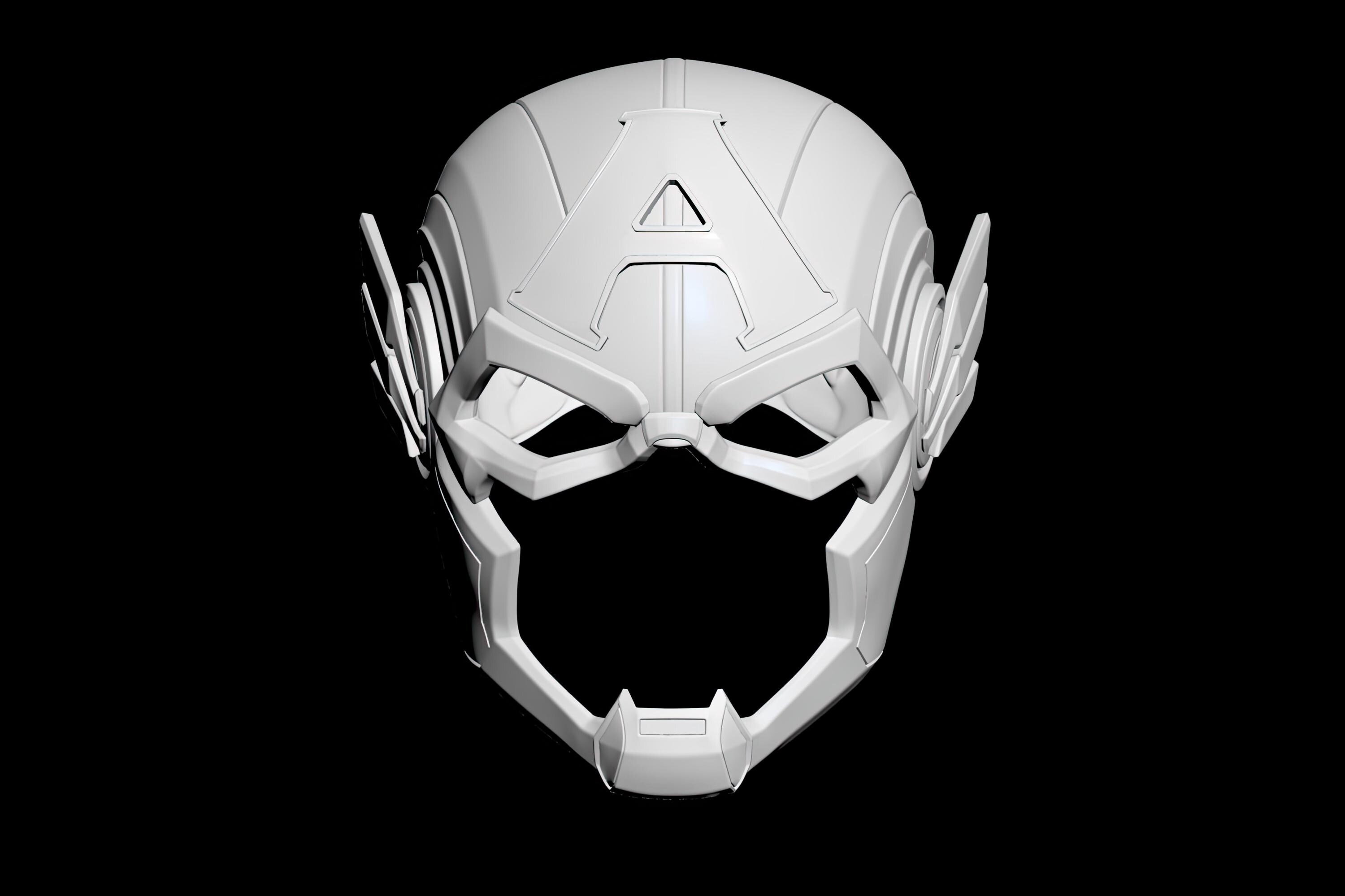 Set of Patriotic Hero Helmets for 3D Print, Superhero 3D STL Model ...