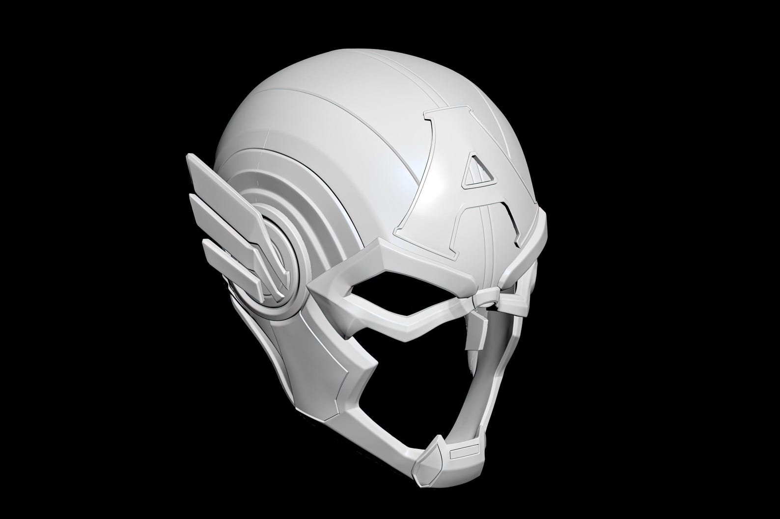 Set of Patriotic Hero Helmets for 3D Print, Superhero 3D STL Model ...