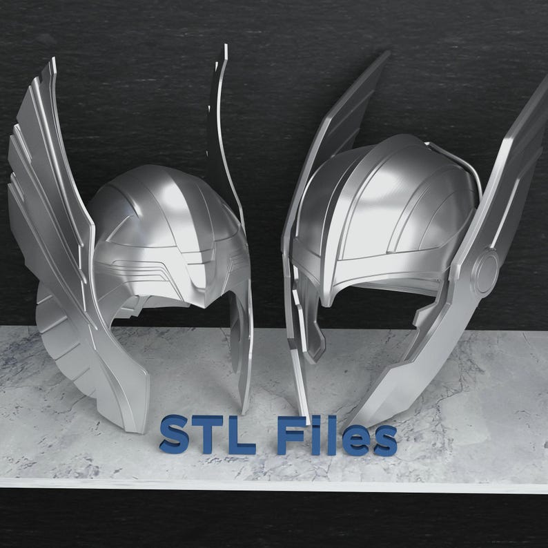 Set of Thor Helmets for 3D Print, Hero Helmet 3D STL Model Print, STL ...