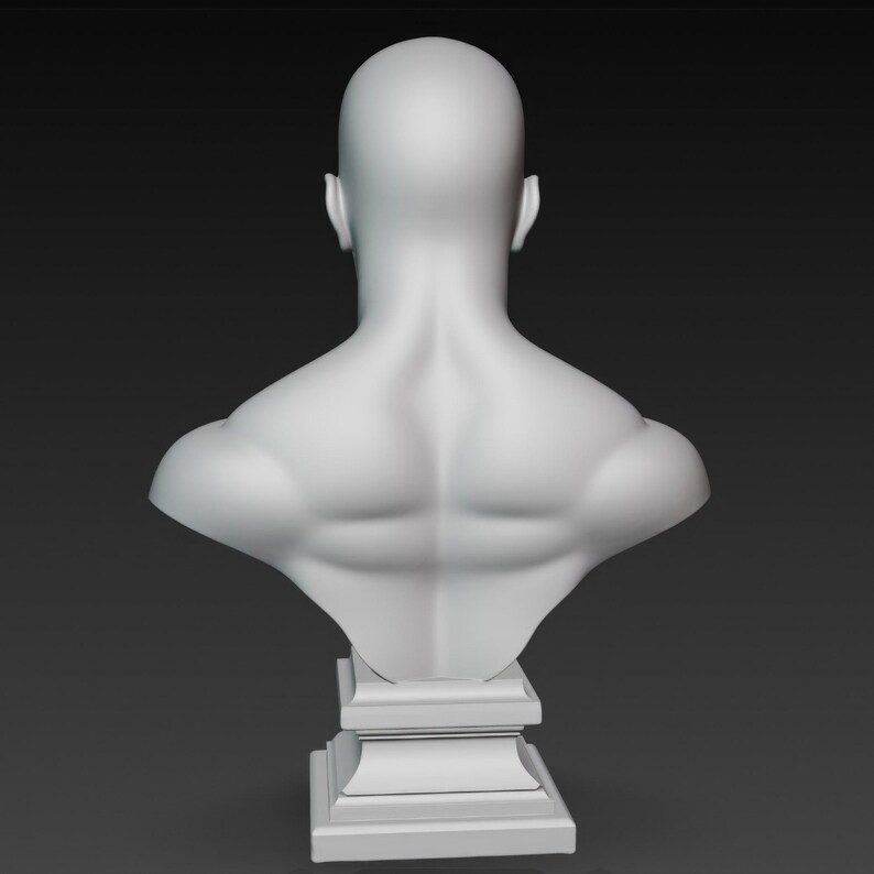 Devil Superhero Bust STL for 3D Print, Cartoon Superhero Statue STL ...