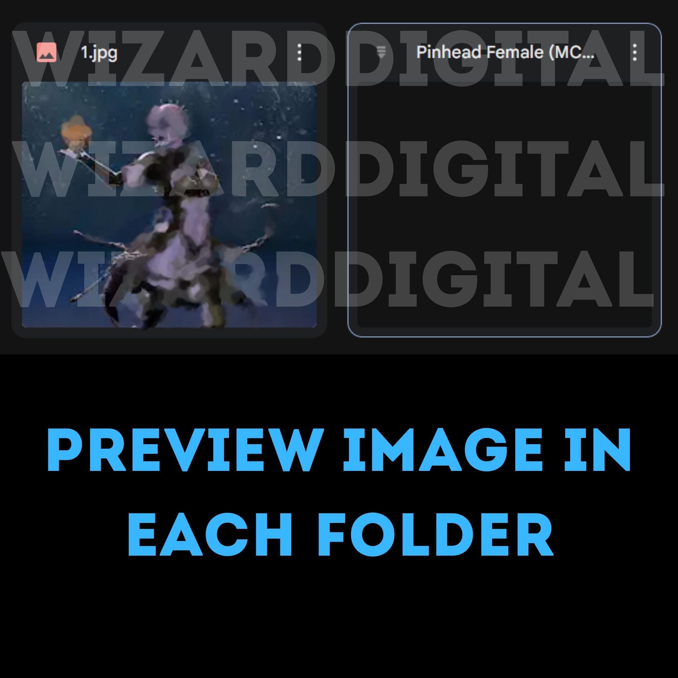 Horror STL Bundle for 3D Print, Scary Movie and Game 3D STL Models Set ...