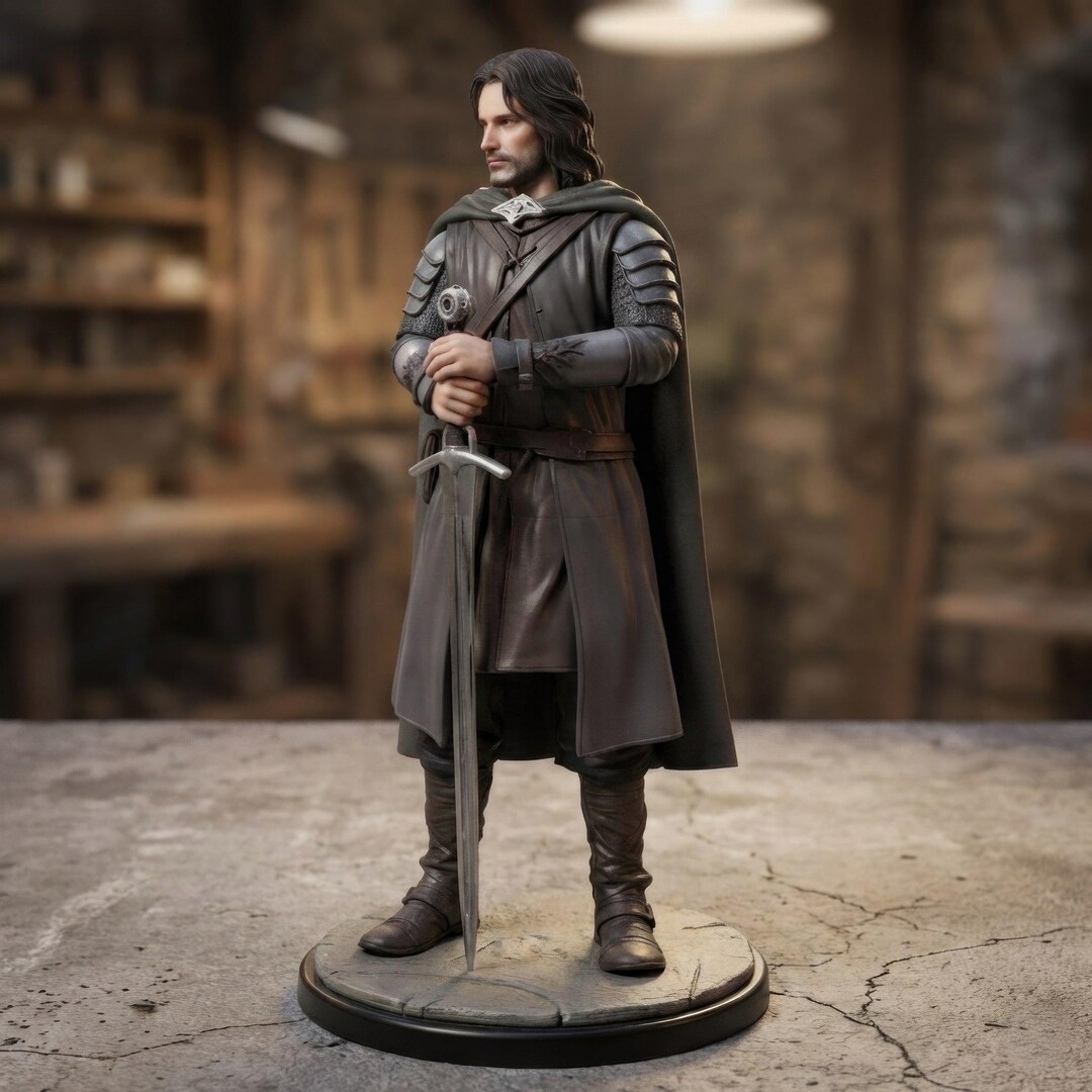 LOTR Strider Figure STL for 3D Print, Fantasy King DIY Print - Etsy