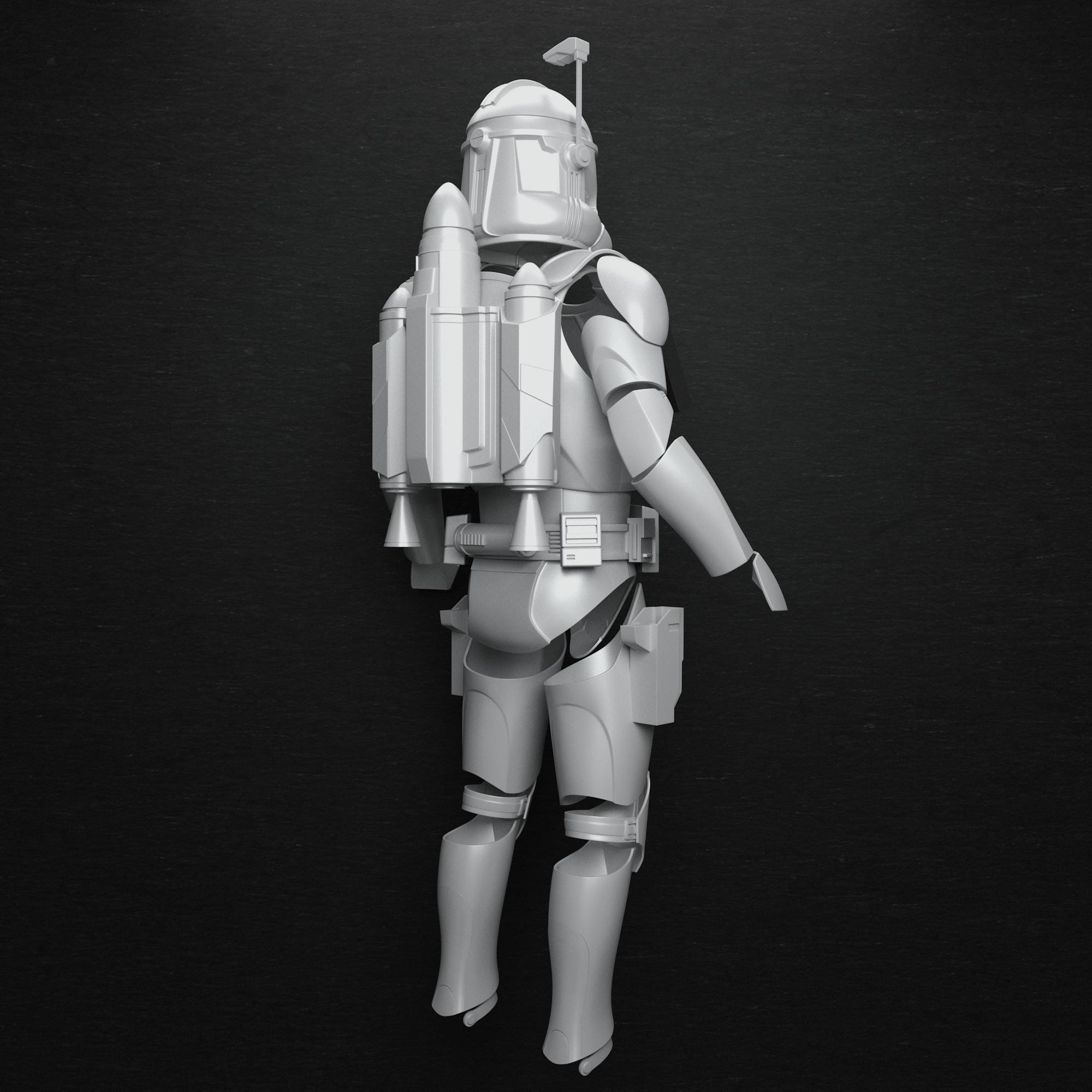 Captain Rex Full Wearable Armor and Helmet for 3D Print, Star War ...
