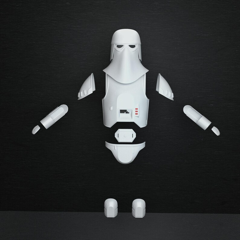Snowtrooper Full Wearable Armor and Helmet for 3D Print, Star War ...