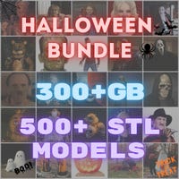 HALLOWEEN STL Files Bundle Pack for 3d Printing - Etsy