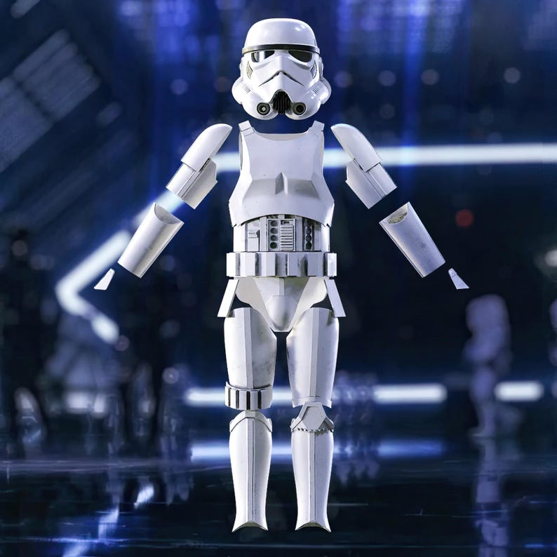Stormtrooper Full Wearable Armor and Helmet for 3D Print, Star War ...