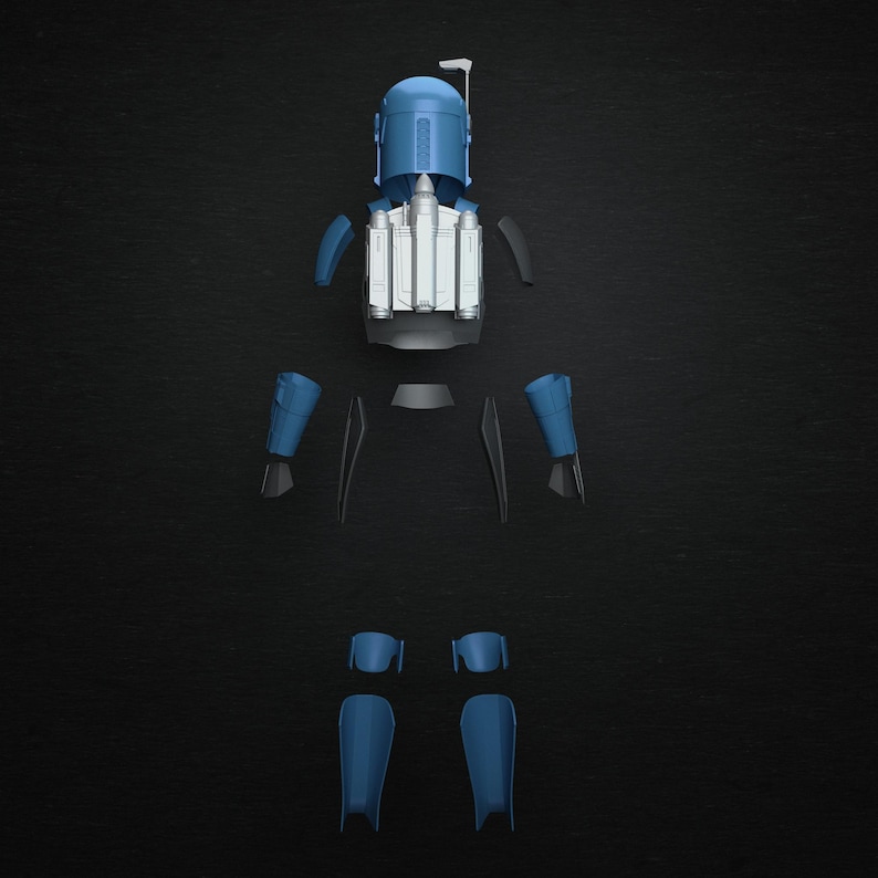 Bo-katan Full Wearable Armor and Helmet for 3D Print, Star War Bo-katan ...