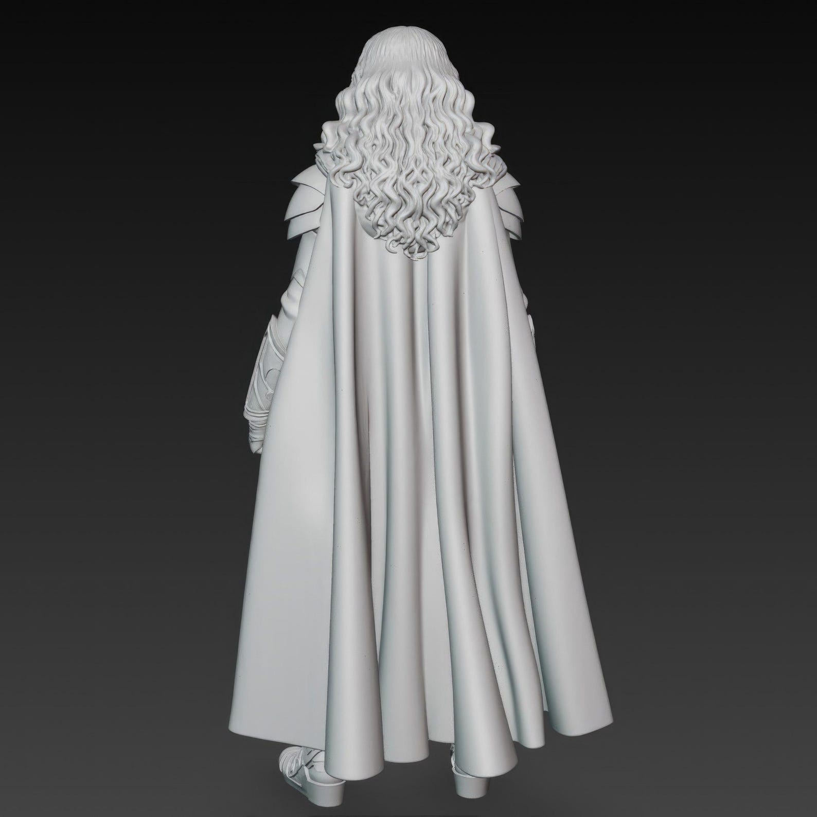 Woman Superhero Figure STL for 3D Print, Comic Book Warrior Statue STL ...