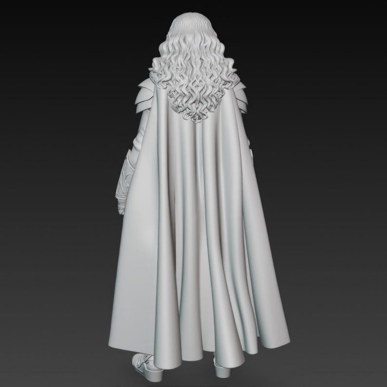 Woman Superhero Figure STL for 3D Print, Comic Book Warrior Statue STL ...