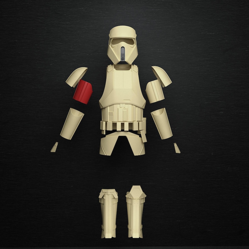 Shoretrooper Full Wearable Armor and Helmet for 3D Print, Star War ...