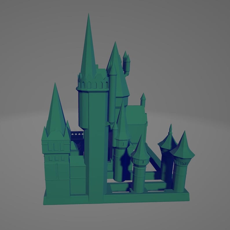 Magic Castle STL for 3D Print, Wizard Dollhouse STL Printing Model ...