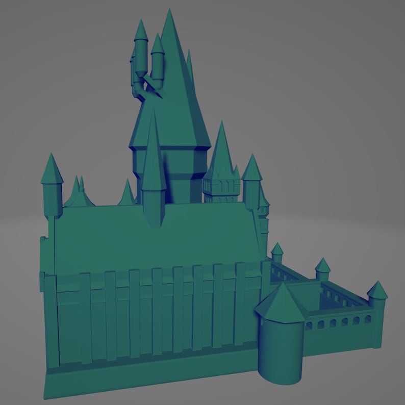 Magic Castle STL for 3D Print, Wizard Dollhouse STL Printing Model ...