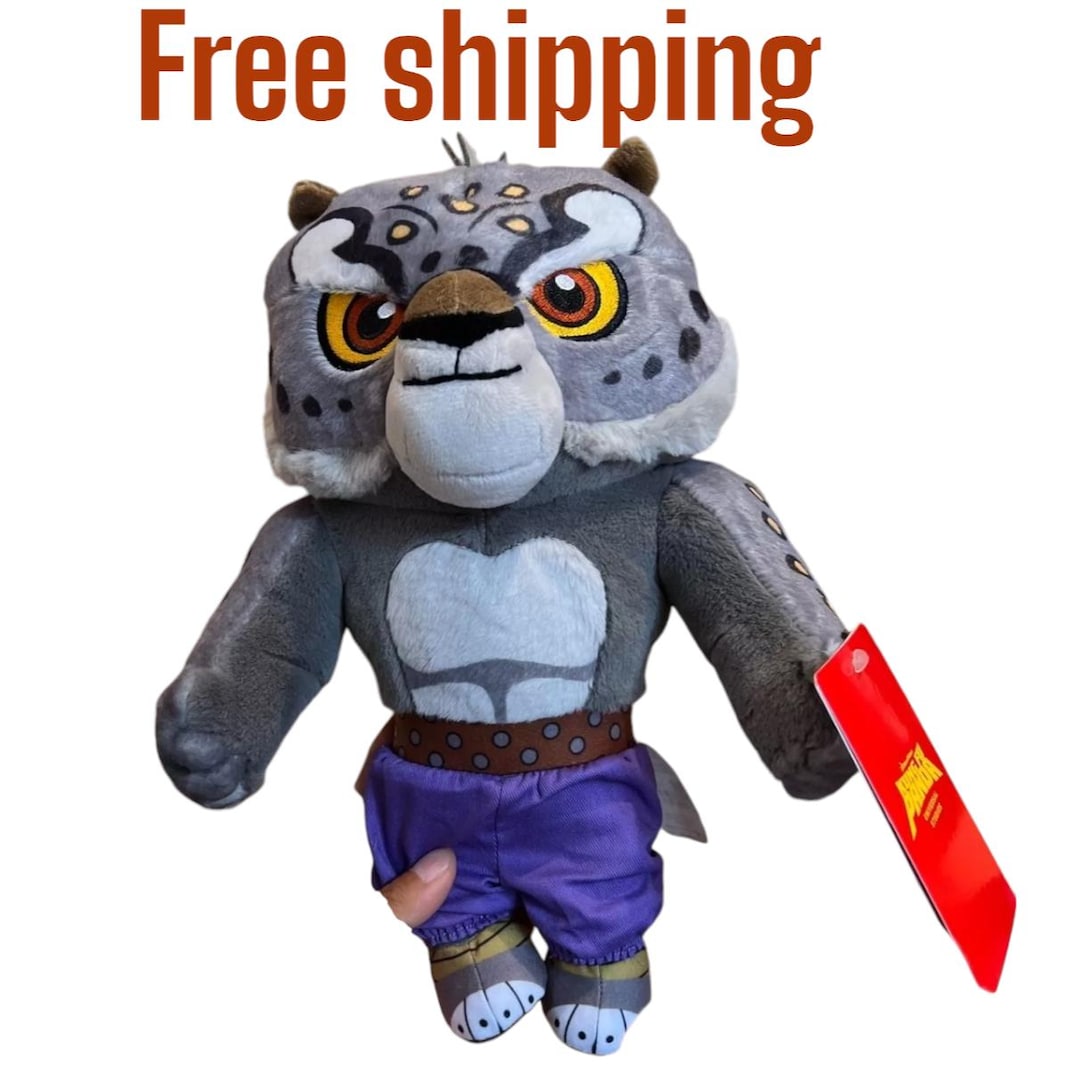 Beijing Universal Studios Movie Kung Fu Panda Tai Lung Plush Toy Kids ...