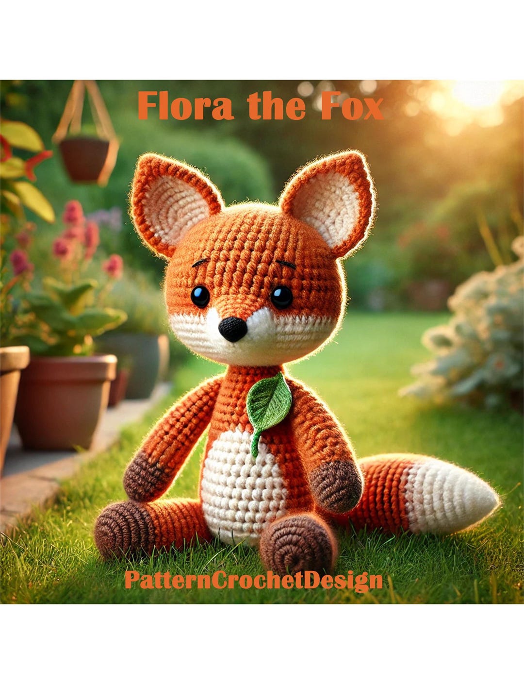 Flora the Fox Crochet Pattern – Amigurumi Fox PDF – Crochet Fox, Cute ...