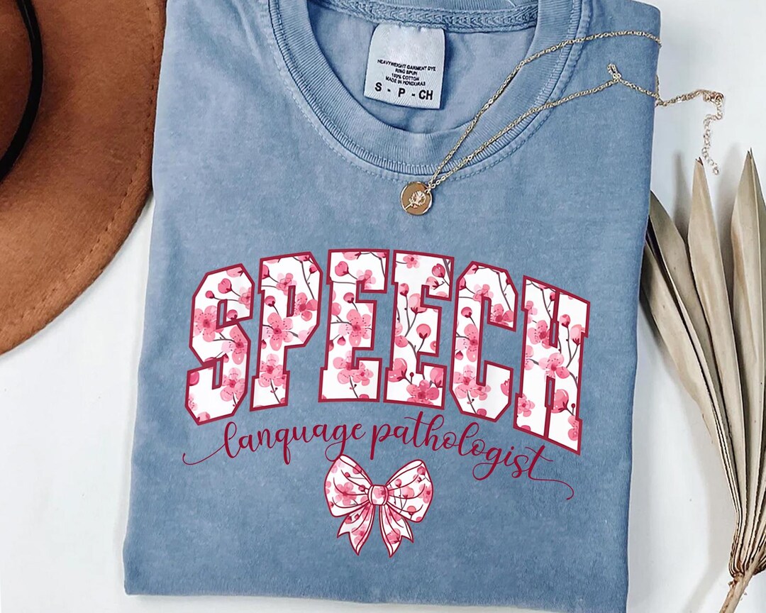 Speech Language Pathologist PNG, Floral Speech Therapist Sublimation ...