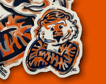 Auburn Tigers 12 Premium Vinyl Decal Licensed NCAA - Etsy