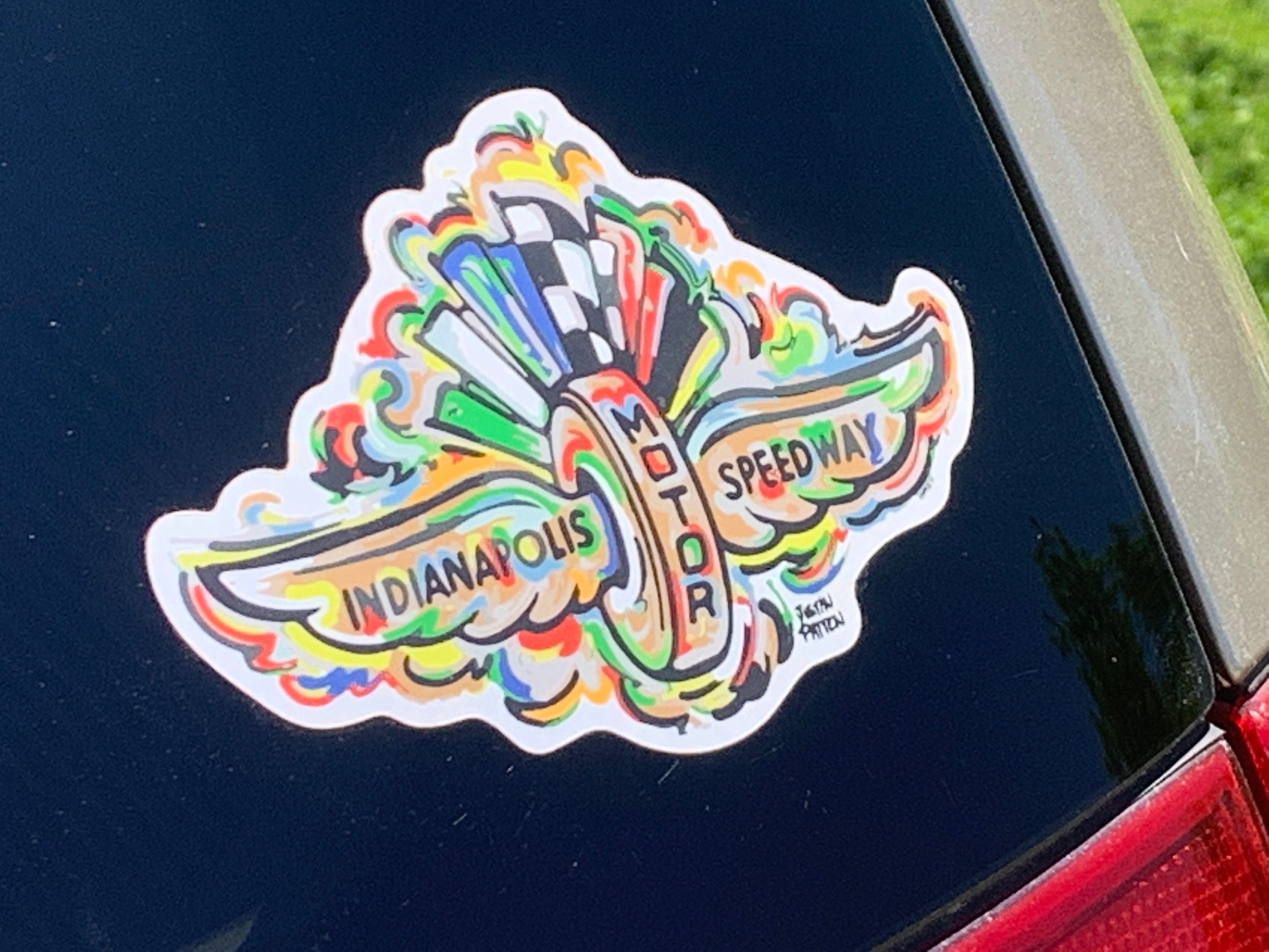 Sticker IMS Storm Striker Art by Justin Patten Indy 500 Vinyl | Etsy