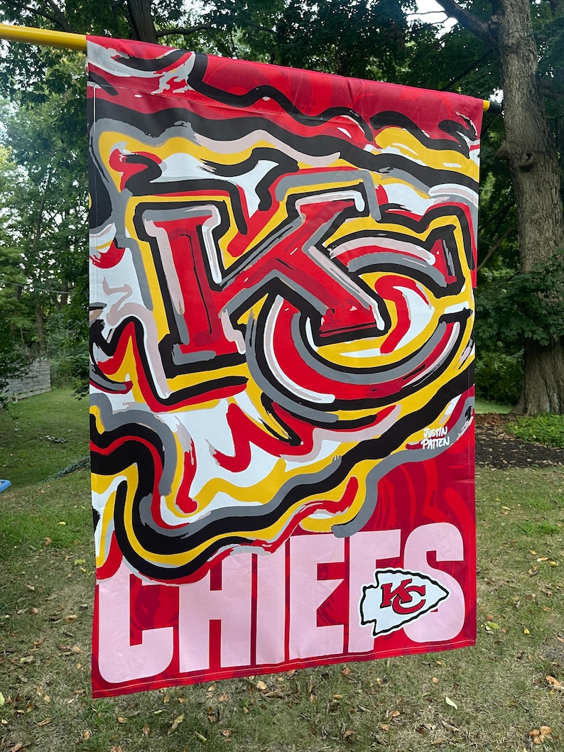 Kansas City Chiefs House Flag 29" X 43" by Justin Patten (storm Striker ...
