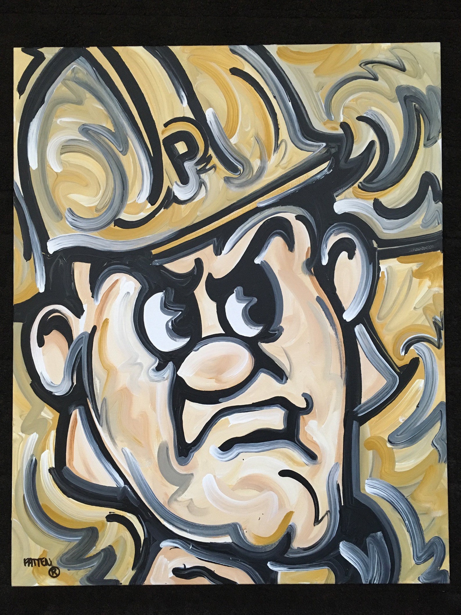 Made to Order Purdue University Painting by Justin Patten. Size 24"x30 ...