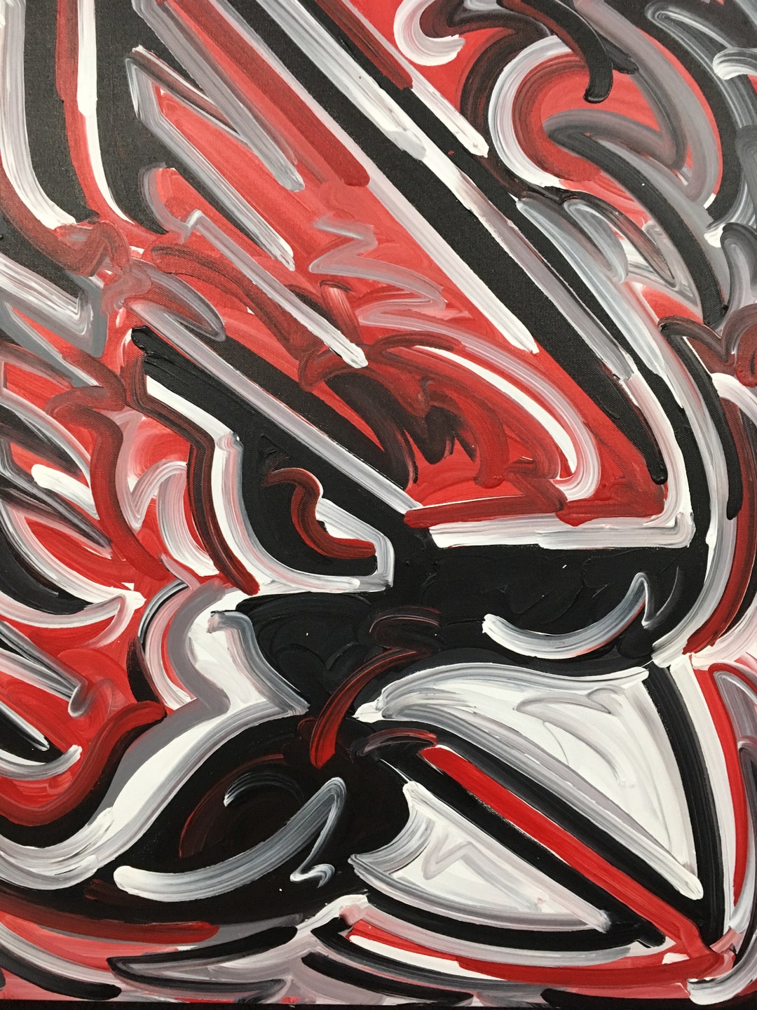 Ball State Painting by Storm Striker Art by Justin Patten Ball State ...