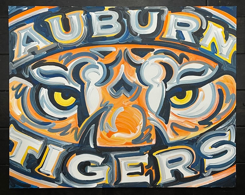 Made to Order Auburn University Painting by Justin Patten. Size 30”x24 ...