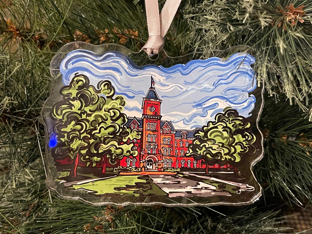 The Ohio State University Ornament of University Hall by Justin Patten ...