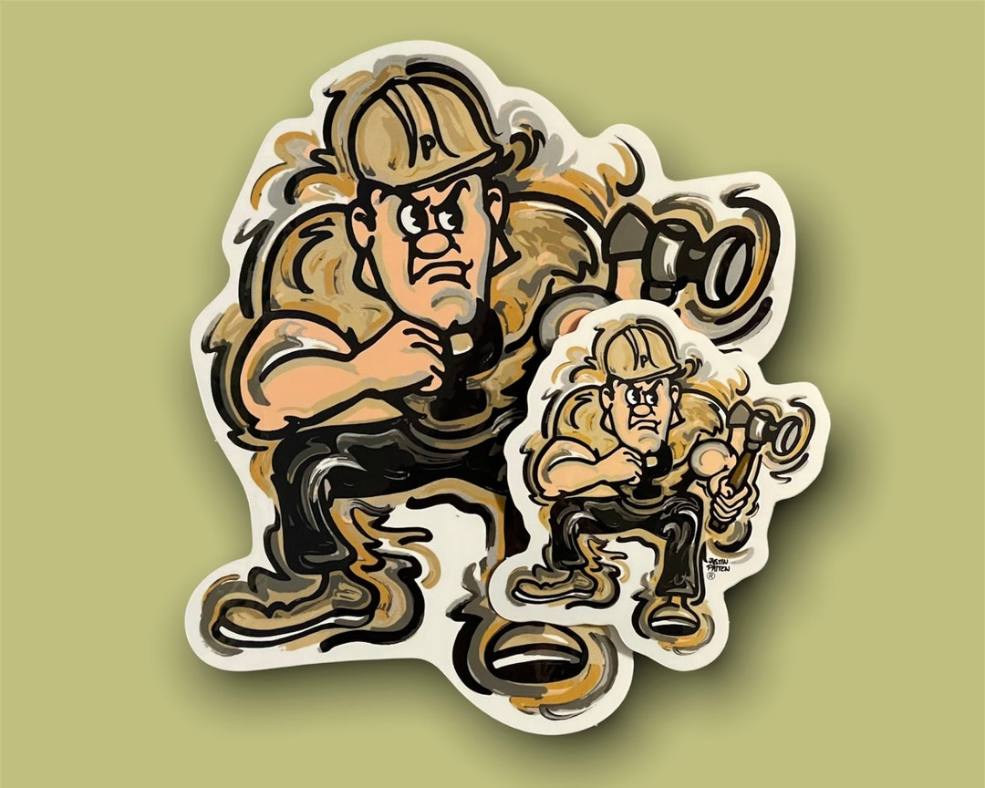 Purdue Pete Mini Vinyl Sticker by Justin Patten (storm Striker Art ...