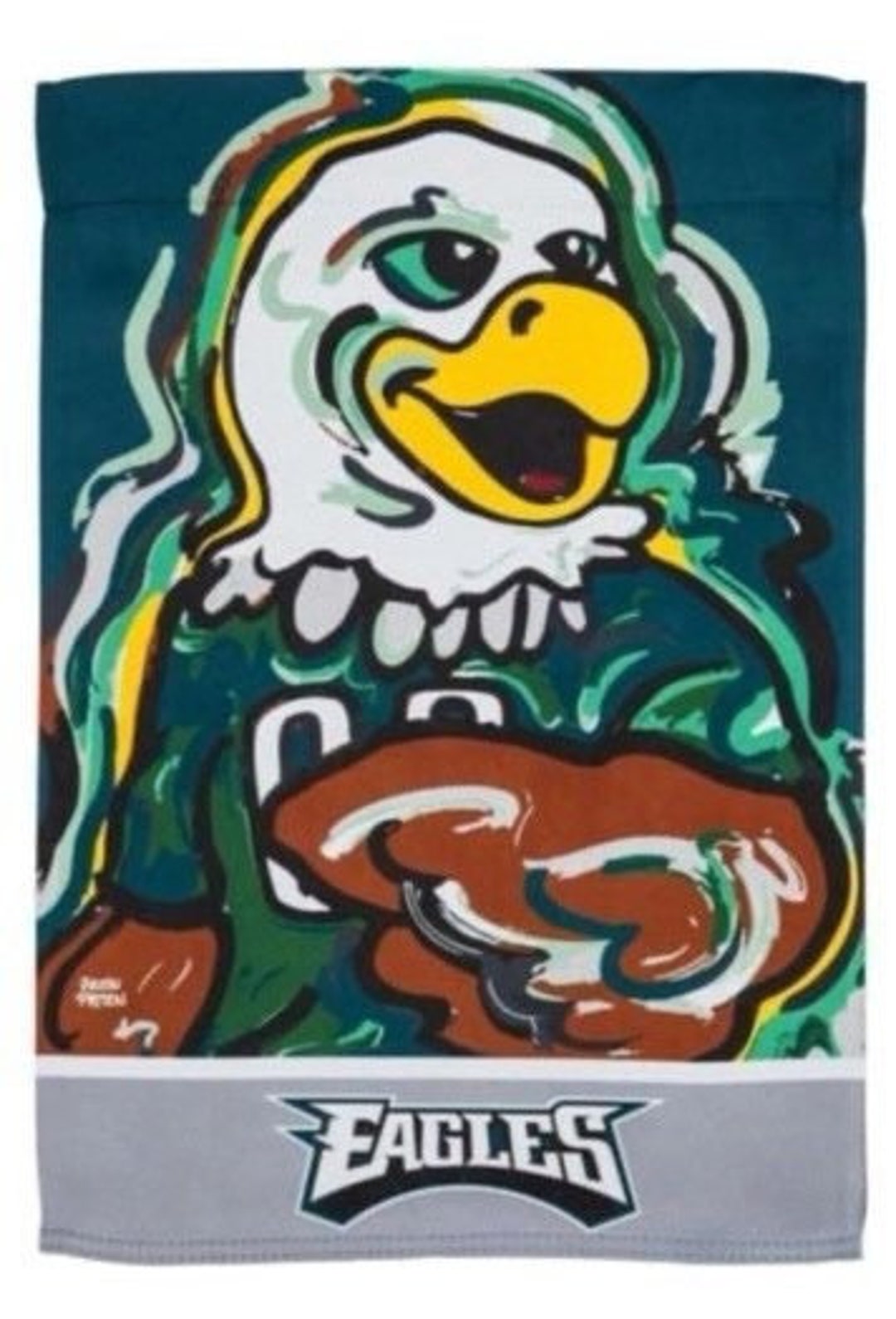Philadelphia Eagles Garden Flag 12x18 Created by Justin Patten storm ...