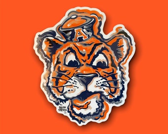Auburn Tigers 12 Premium Vinyl Decal Licensed NCAA - Etsy