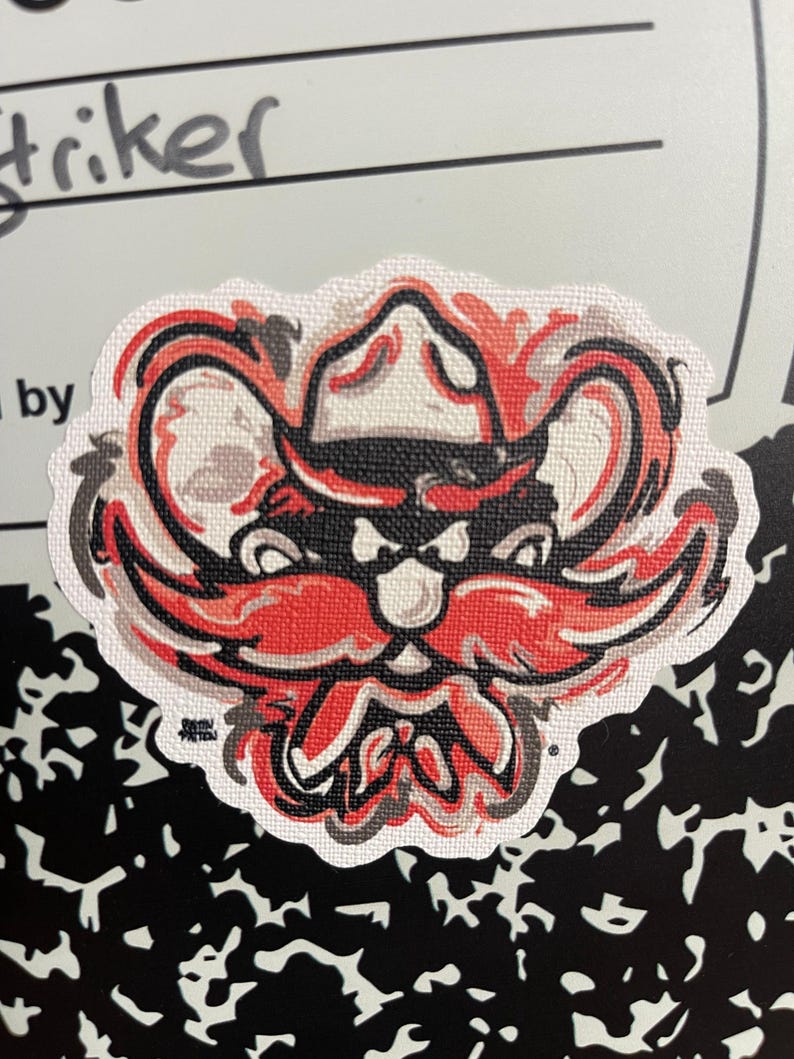 Texas Tech University Raider Red Durable Sticker by Justin Patten ...