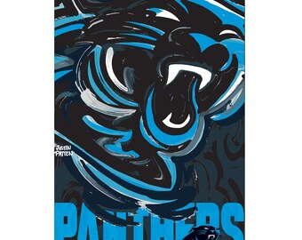 Panthers Garden Flag - Etsy