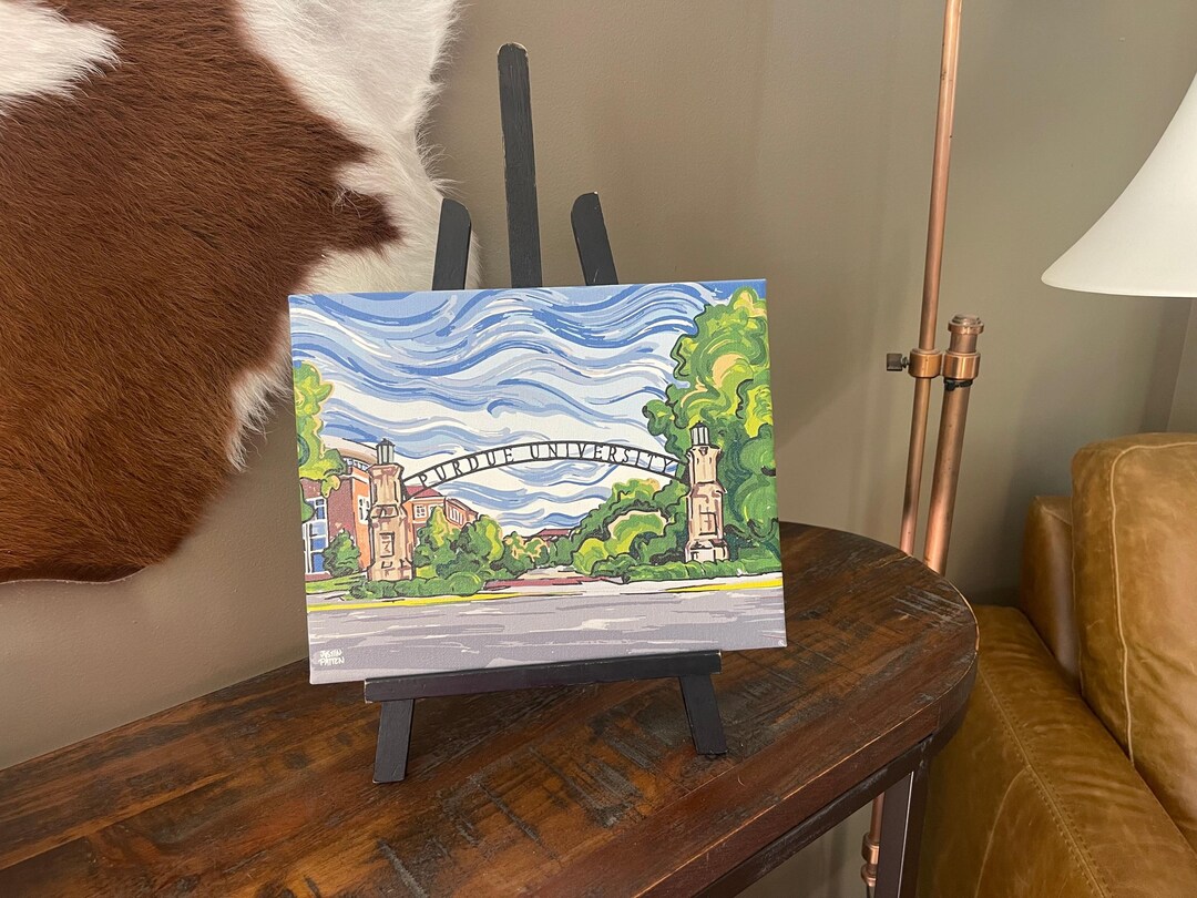 Purdue University 10" X 8" Gateway to the Future Wrapped Canvas Print ...