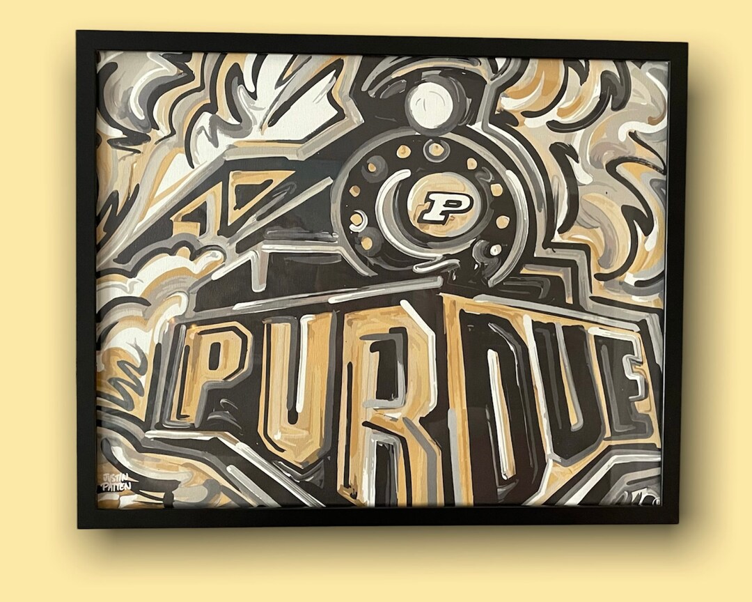 Purdue University Vintage Boilermaker Special 20"x16" Inch PRINT by ...