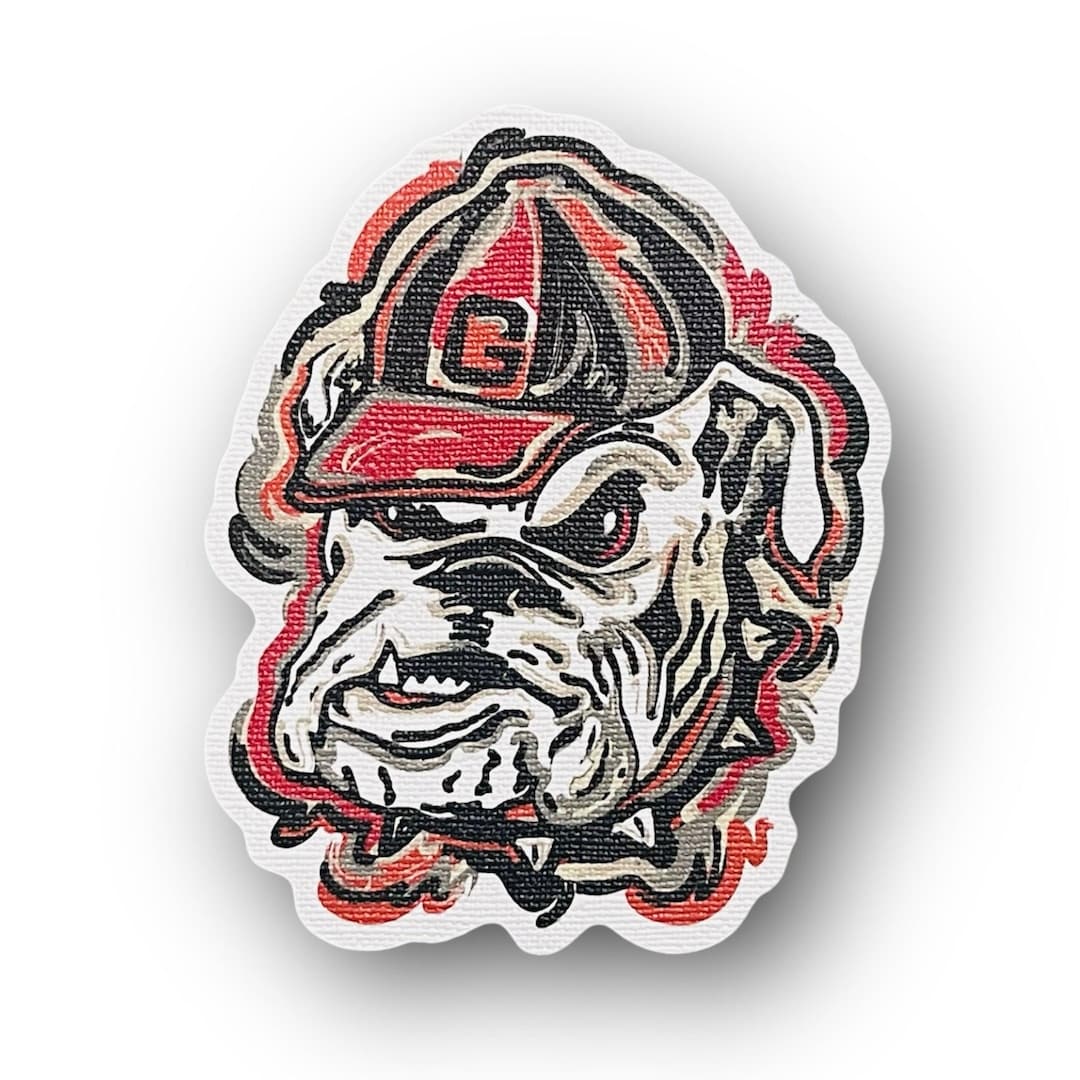 University of Georgia Hairy Dawg UGA Durable Sticker by Justin Patten ...