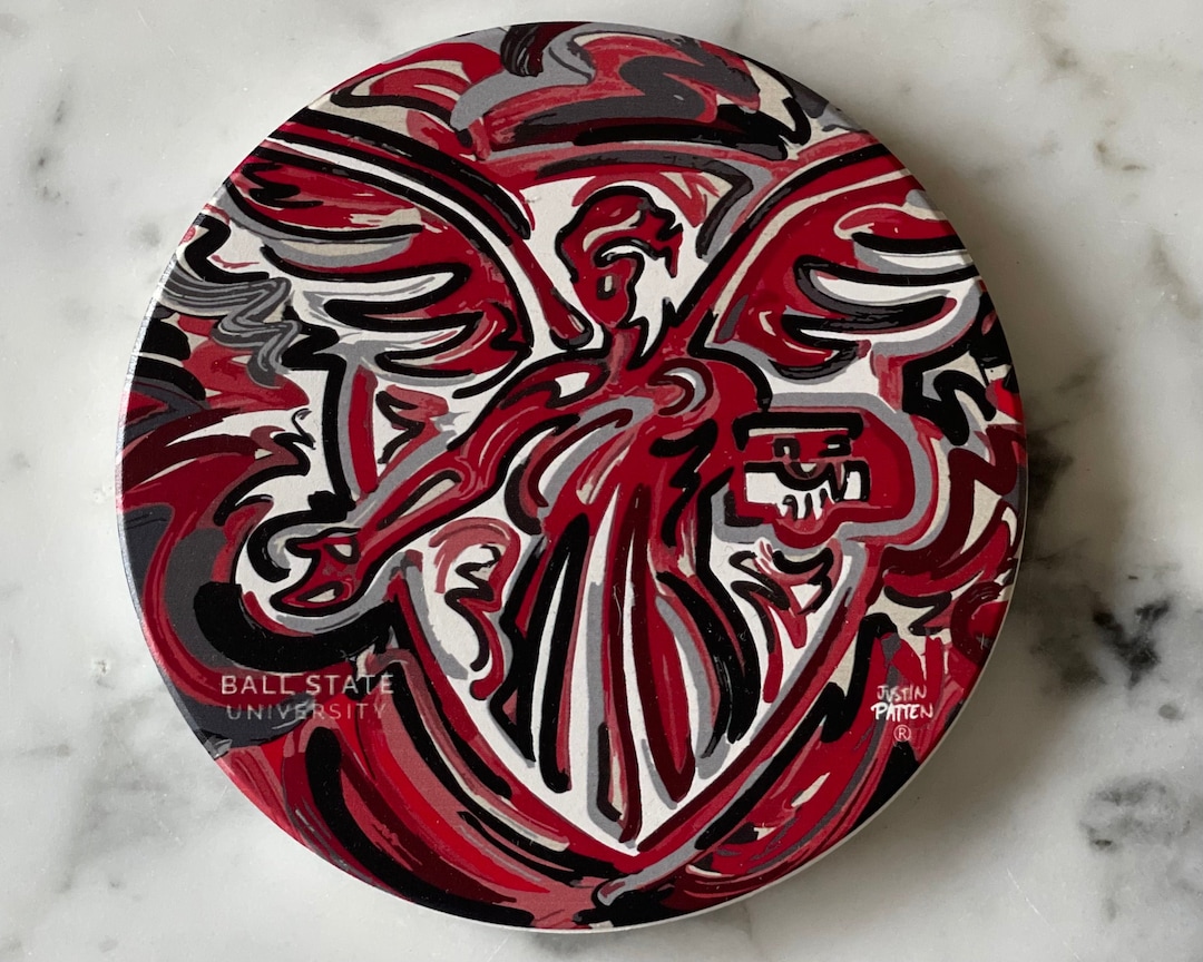 Ball State University Benny Stone Coaster by Justin Patten (storm ...