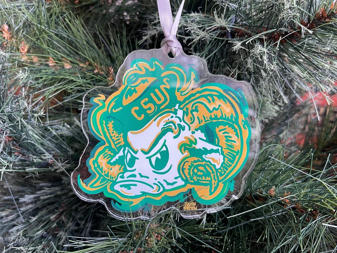 Colorado State University Mascot Ornament by Justin Patten (storm ...
